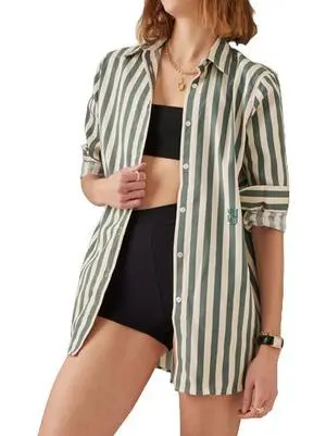 YAITTE YAITTE Exclusive Buoy Striped Shirt