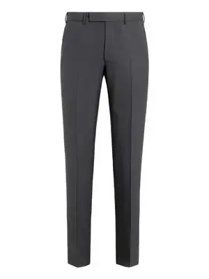 Zegna High Performance Wool Pants - Dark Grey