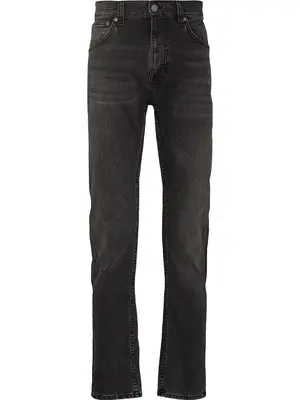 Nudie Jeans Lean Dean Slim-fit Jeans - Black