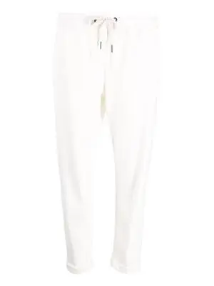 Brunello Cucinelli Drawstring-waist Joggers - White