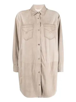 BRUNELLO CUCINELLI Long Shirt Jacket