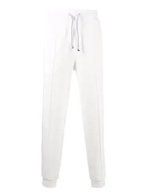 Brunello Cucinelli Drawstring Track Pants - White