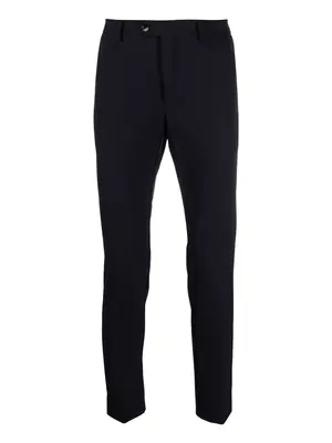 DELL'OGLIO Mid-rise Tailored Trousers - Blue