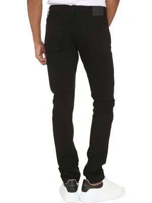 Alexander McQueen Dark Wash Slim Fit Jeans - Black