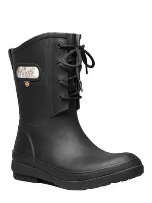 Bogs Amanda Ii Lace-up Waterproof Boot - Black