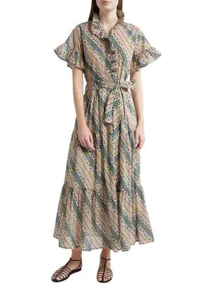 MILLE MILLE Victoria Ruffle Front Dress