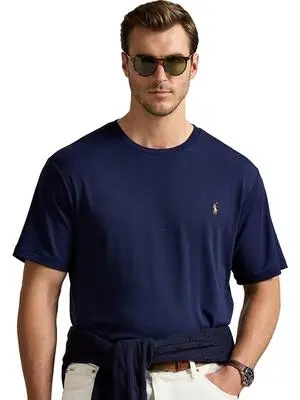 Ralph Lauren Soft Cotton Crewneck T-shirt - Navy