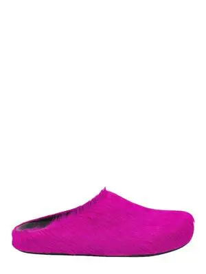 Marni Fussbett Sabot Mules - Fuchsia