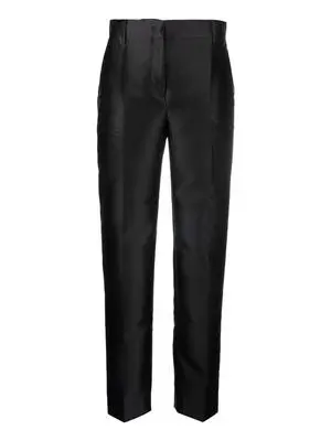 Alberta Ferretti High-waisted Tailored Trousers - Black