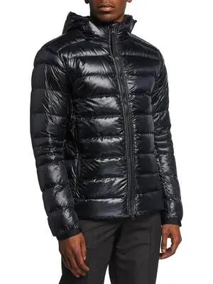 Canada Goose Crofton Quilted Zip Hoodie - Black