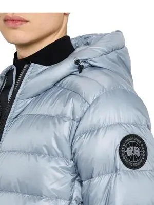 Canada Goose Crofton Quilted Zip Hoodie Ltblue