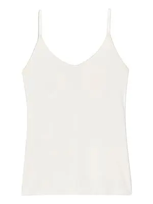 Lafayette 148 New York Jersey Scoop Neck Tank - Cloud