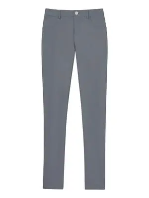 Lafayette 148 New York Petite Acclaimed Stretch Mercer Pant - Shale