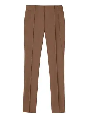 Lafayette 148 New York Petite Acclaimed Stretch Gramercy Pant - Toffee