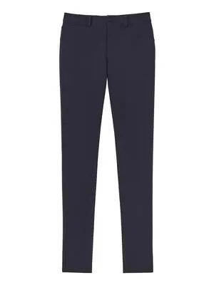 Lafayette 148 New York Mid-rise Ankle Pant - Blue Ink