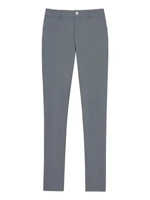 Lafayette 148 New York Mid-Rise Ankle Pant Grey
