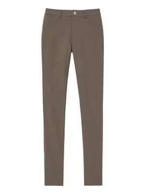 Lafayette 148 New York Mid-rise Ankle Pant - Nougat