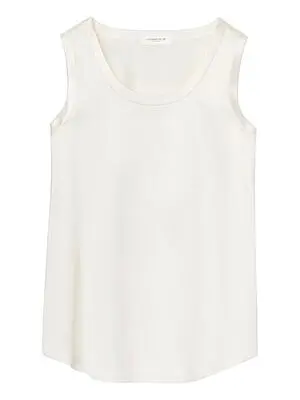 Lafayette 148 New York Petite Silk Reversible Sleeveless Blouse - Cloud
