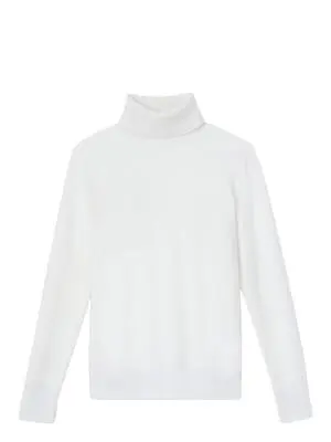 Lafayette 148 New York Cashmere Turtleneck Sweater - Cloud
