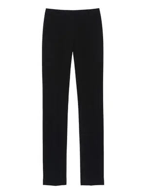 Lafayette 148 New York Crepe High-rise Straight Leg Pants - Black