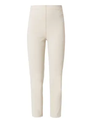 GLORIA COELHO High-waist Slim Trousers - Neutrals