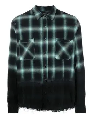 AMIRI Dip Dye Shadow Fringed Shirt