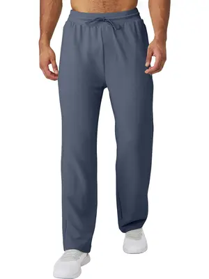 Alo Yoga Micro Waffle Fast Break Sweatpant Bluestone