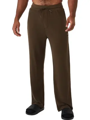 Alo Yoga Micro Waffle Fast Break Sweatpant Espresso