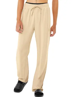 Alo Yoga Micro Waffle Fast Break Sweatpant Sand Dune