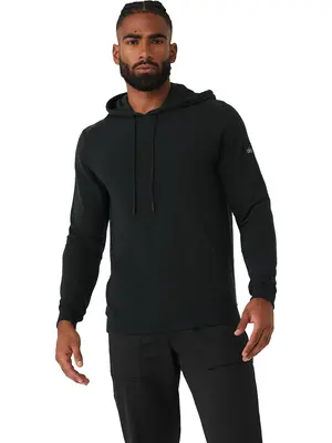 Alo Yoga Micro Waffle Fast Break Hoodie - Black