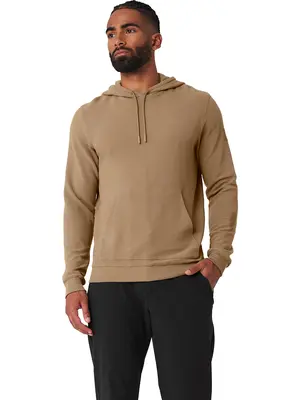 Alo Yoga Micro Waffle Knit Hoodie Gravel