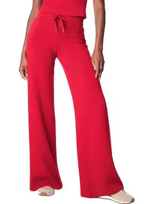 Spanx Airessentials Wide Leg Pants - Spanx Red