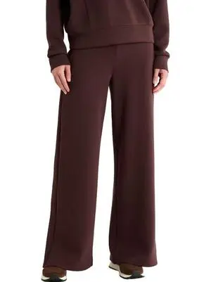 Spanx Airessentials Wide Leg Pants - Truffle Brown