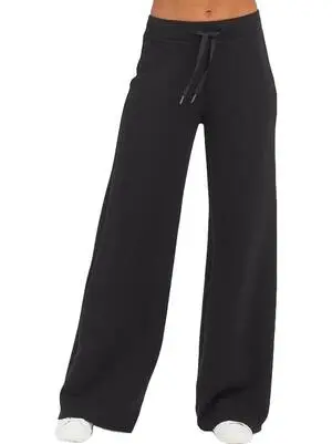 Spanx Airessentials Wide Leg Pants - Very Black