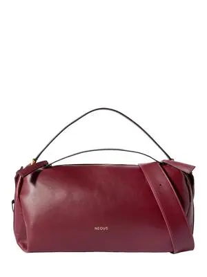 NEOUS Scorpius Leather Tote - Burgundy