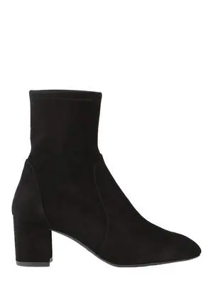 STUART WEITZMAN Yuliana 60 Stretch-suede Sock Boots - Black