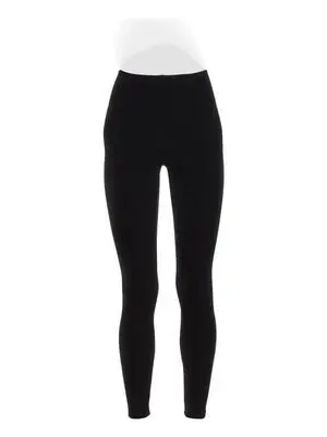 Commando Classic Velvet Leggings - Black