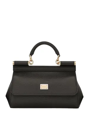 Dolce & Gabbana Small Sicily Tote Bag - Black