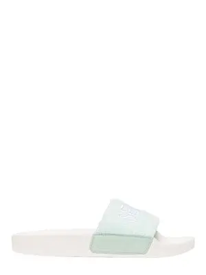 Senso Elly Embroidered-logo Slides - Green