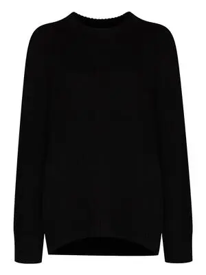 LISA YANG Noor Crew-neck Jumper - Black