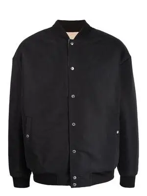 PUMA Reversible Diamond Quilted Bomber Jacket With Logo Patch - Black
