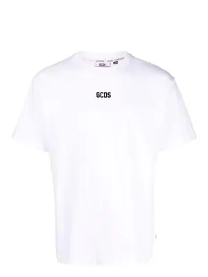 Gcds Logo-print Short-sleeved T-shirt - White
