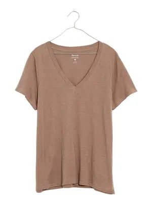 Madewell Whisper Cotton V-Neck Tee Castle Rock