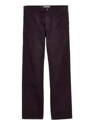 Madewell Relaxed Straight Workwear Pants Black Coal
