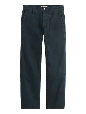 Madewell Relaxed Straight Workwear Pants Darkest Navy