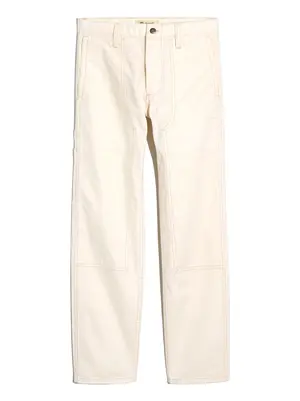 Madewell Relaxed Straight Workwear Pants - Vintage Canvas