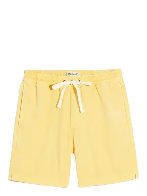 Madewell Cotton Twill Everywear Shorts Chamomile
