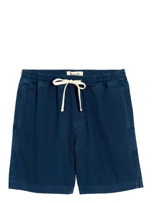 Madewell Cotton Twill Everywear Shorts Craftsman Blue