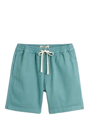 Madewell Cotton Twill Everywear Shorts Summer Breeze