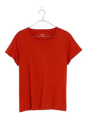 Madewell Northside Vintage Tee Dark Cinnabar